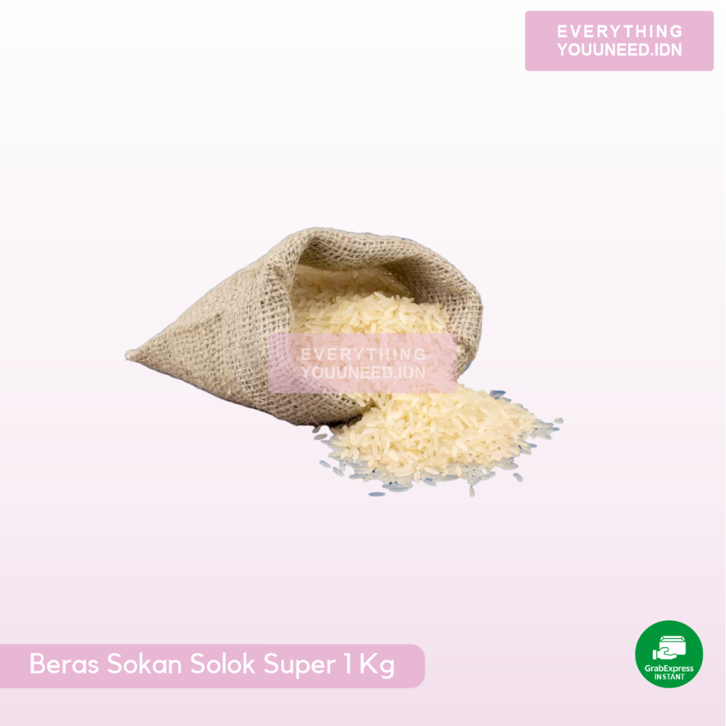 Jual Beras Sokan Solok Super 1 Kg | Shopee Indonesia