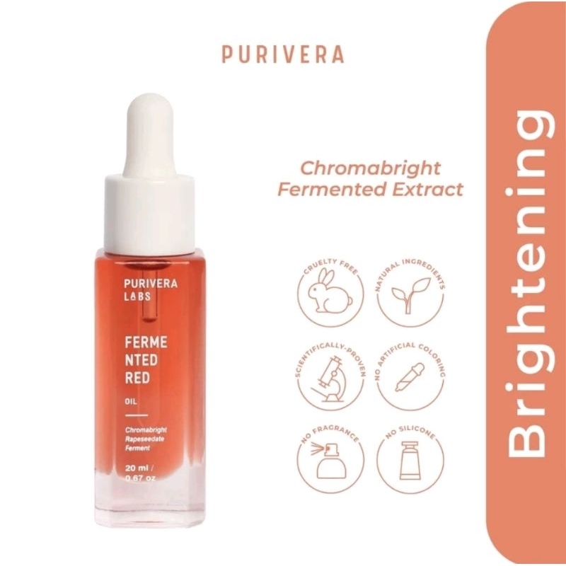 Jual Purivera Botanicals Fermented Red Serum Oil - Brightening ...