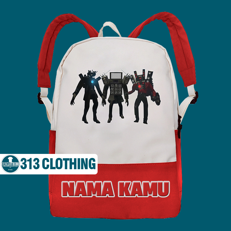 Jual Tas Ransel All Titan Speaker Man Camera Man Tas Skibidi Toilet Tv ...