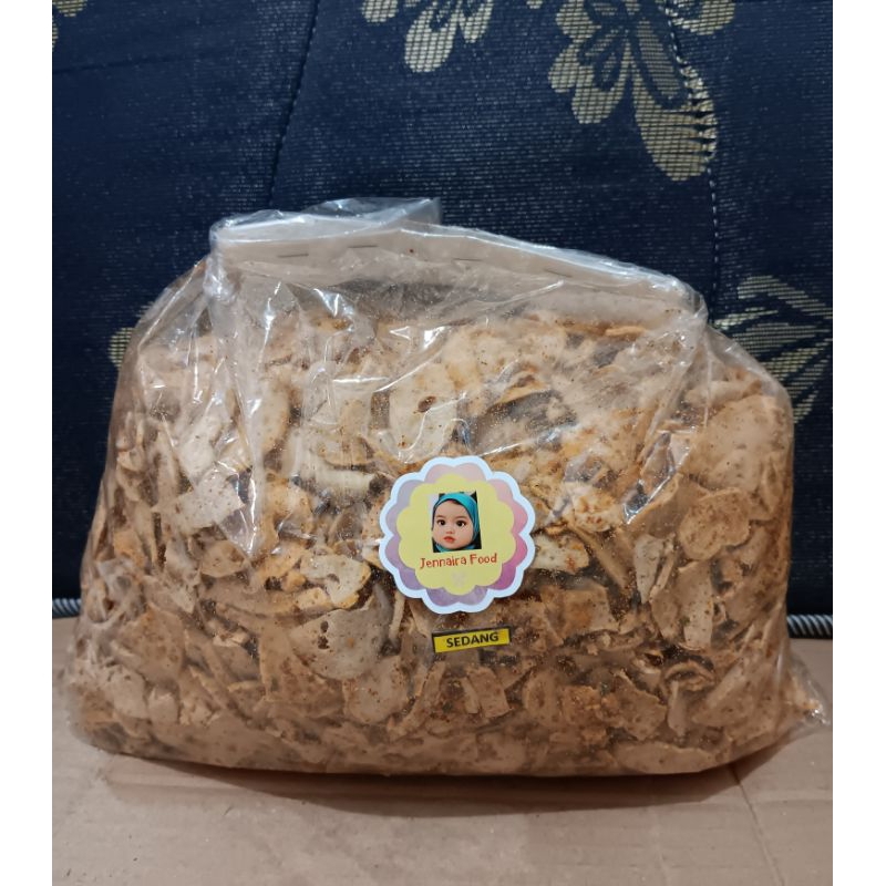 Jual Basreng Jennaira Snack 1 kg (empuk, gurih, dan renyah) | Shopee ...
