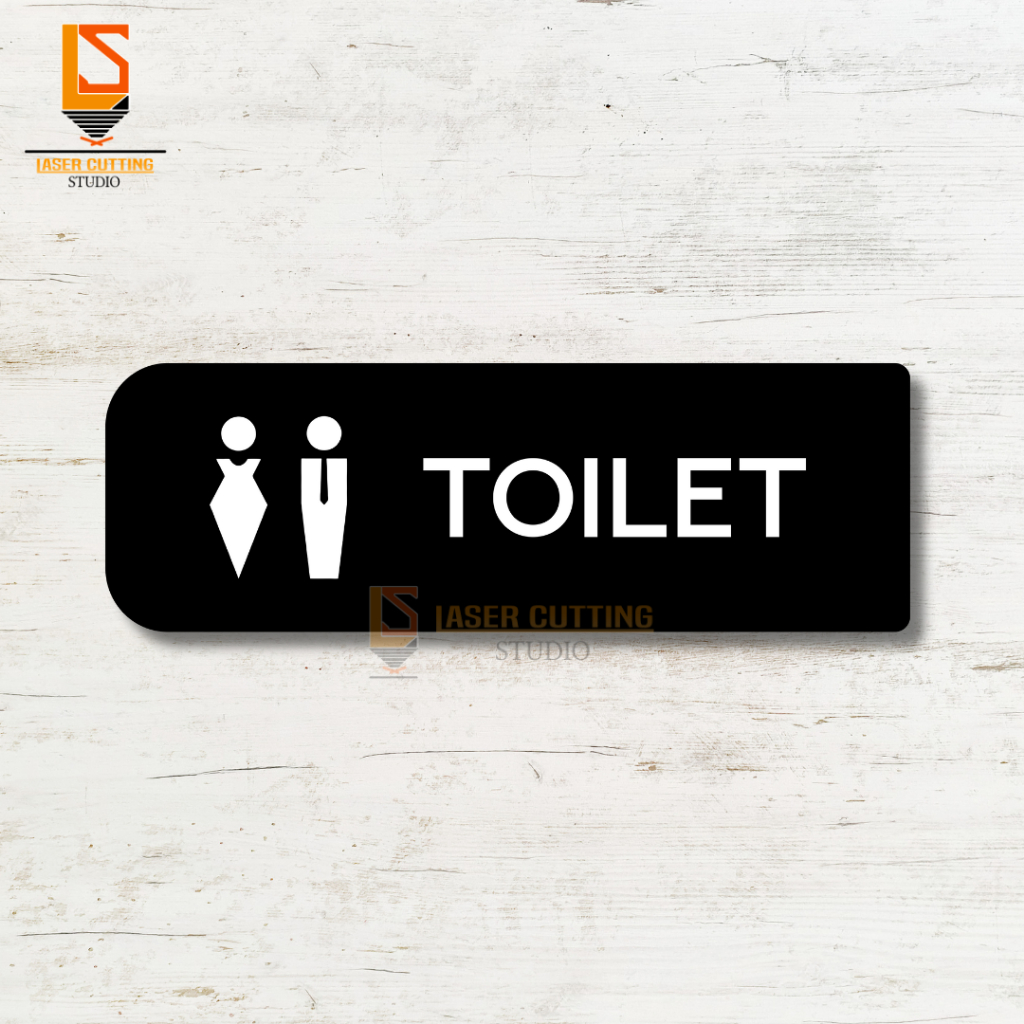 Jual Sing Board Akrilik Toilet Sign Papan Toilet | Shopee Indonesia