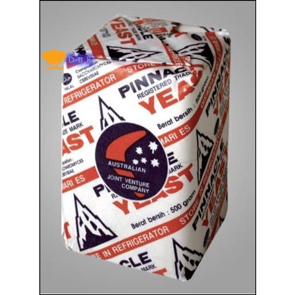 Jual Ragi Basah Pinnacle 500gr ragi segar Fresh Compressed Yeast roti ...