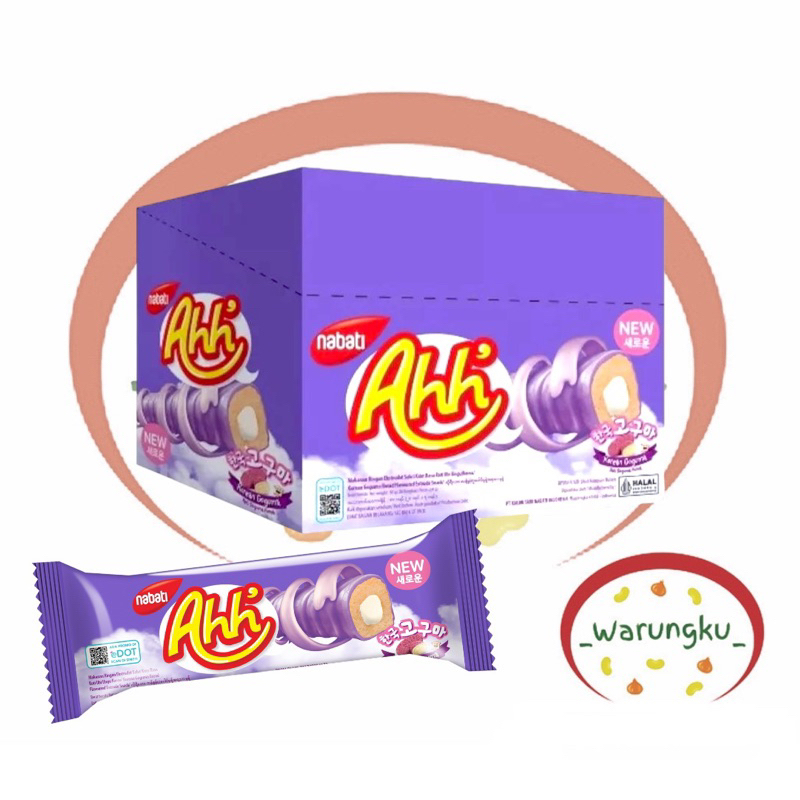 Jual [BOX] Nabati AHH 4gr x 20pcs KOREAN GOGUMA TARO Ungu Lilac ...