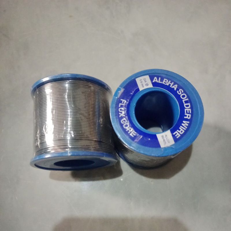 Jual Timah Solder Alpha Albha original 0.8mm @250gr | Shopee Indonesia