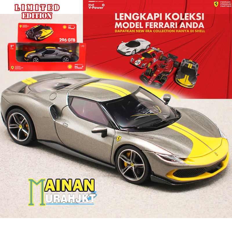 Jual MAINANKEI DIECAST SHELL V-POWER FERARI 296GTB/DAYTONA SP3/F1-75 ...