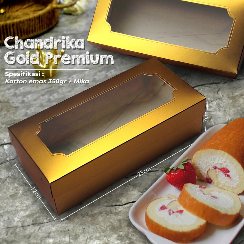 Jual Box Kue | Cookies | Makanan | Box Chandrika Gold Premium (1 Pak 5 ...