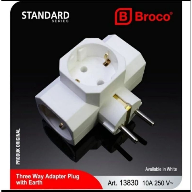 Jual Tee Steker Broco / Steker T Broco / 3 Way Socket | Shopee Indonesia