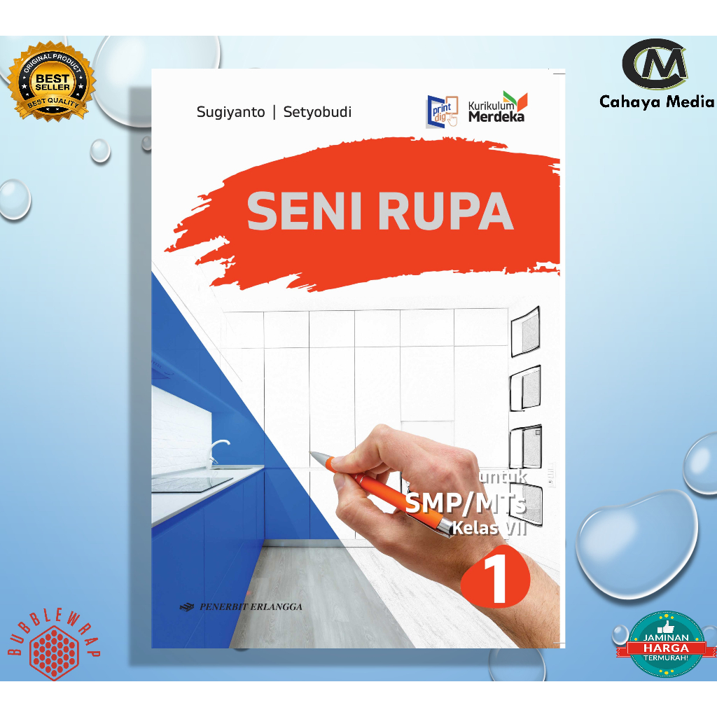Jual [PENERBIT ERLNGGA] SENI RUPA KELAS 7 KURIKULUM MERDEKA | Shopee ...