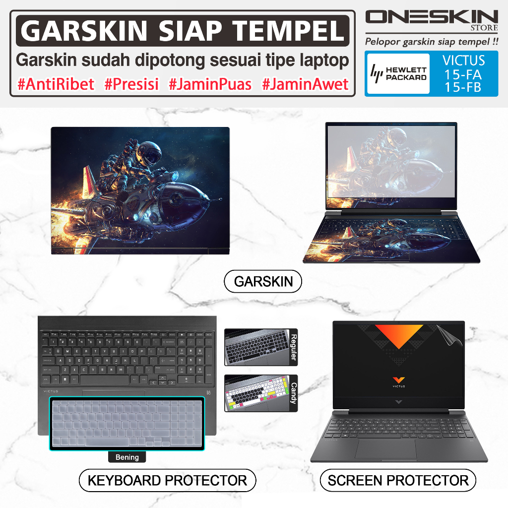 Jual Garskin Sticker Laptop Pelindung Keyboard Screen Protector HP ...