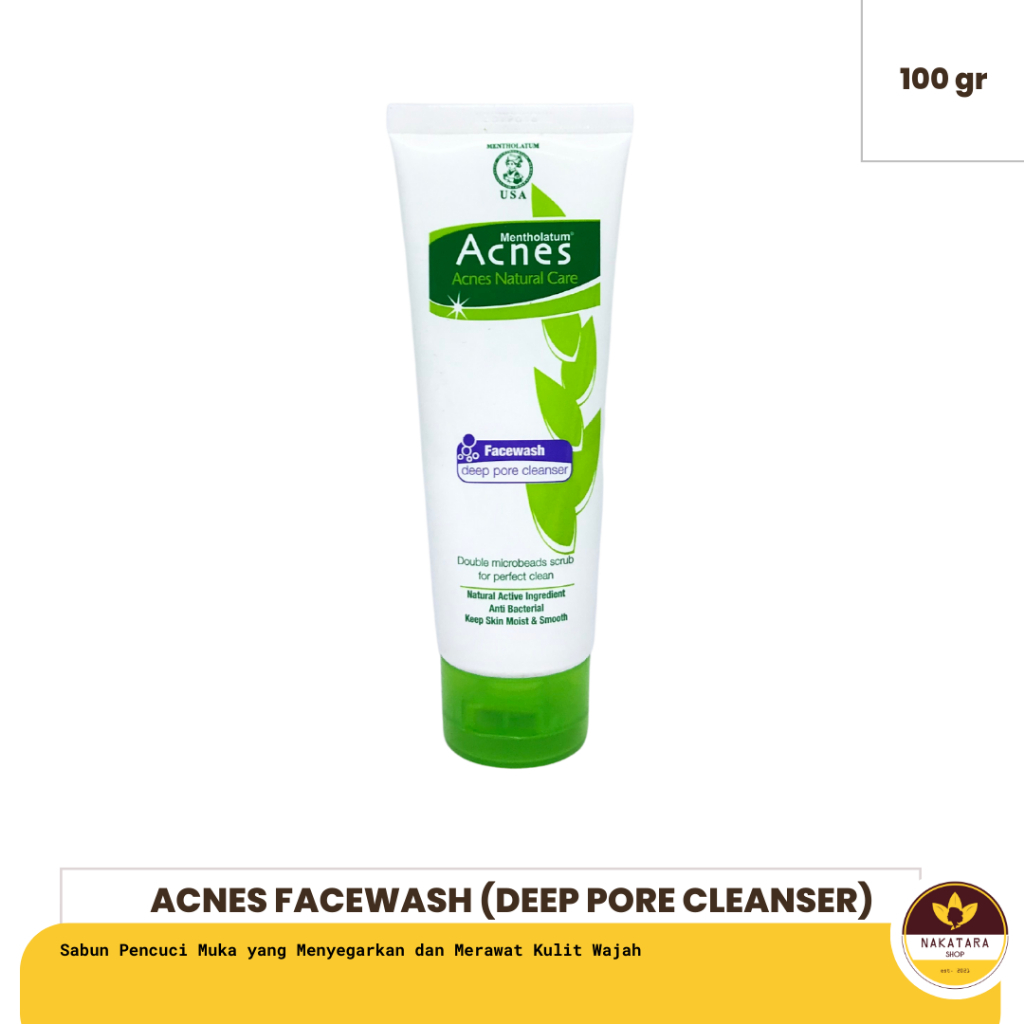 Jual ACNES FACIAL WASH Series UKURAN 100 GRAM (BESAR) | Shopee Indonesia