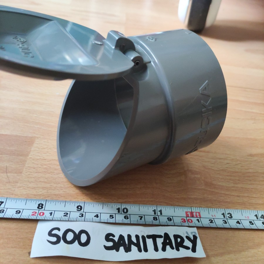 Jual Backflow Valve 3" Inch Rucika PVC - Pembuangan Buka Tutup Anti ...