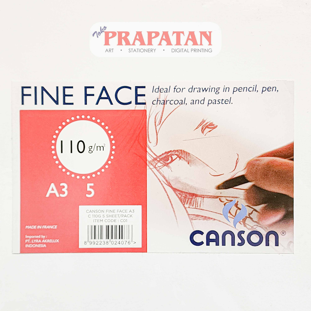 Jual Canson Fine Face A3 Drawing Paper 110gsm | Kertas Gambar | Shopee ...