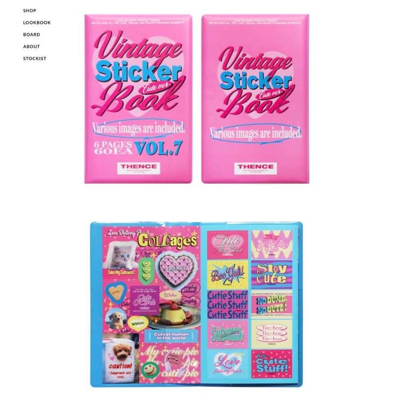 Jual THENCE VINTAGE STICKER VOOK VOL 7 scrapbook diy journal stiker ...