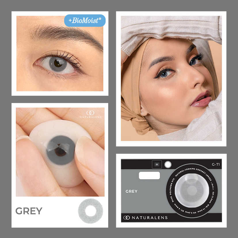 Jual Naturalens Grey Softlens Biomoist (1PC/SEBELAH) Contact Lens (0 sd ...