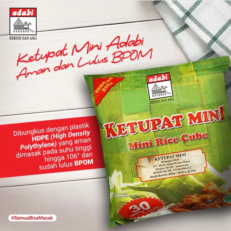 Jual Adabi Ketupat Mini 30 Bungkus | Shopee Indonesia