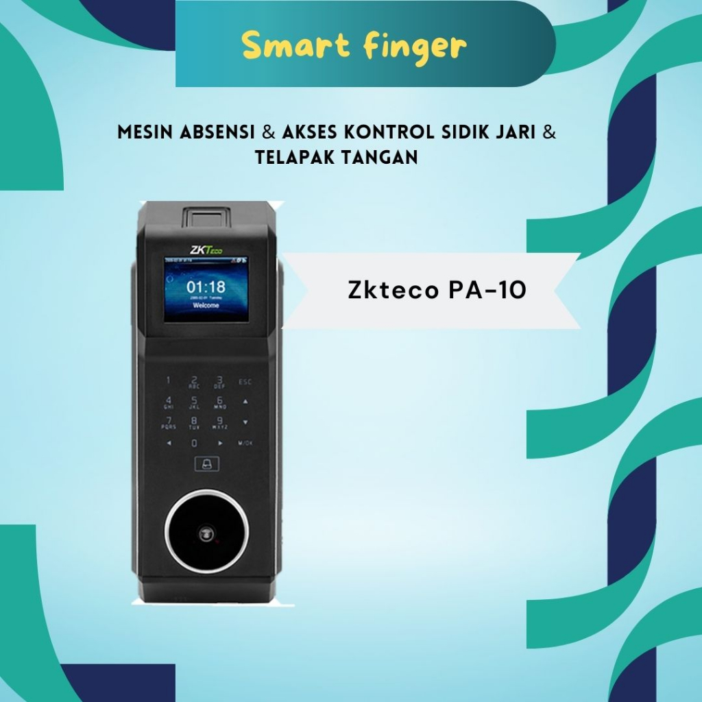 Jual Mesin Absensi & Akses Kontrol Sidik Jari & Telapak Tangan Zkteco PA 10 Sale | Shopee Indonesia