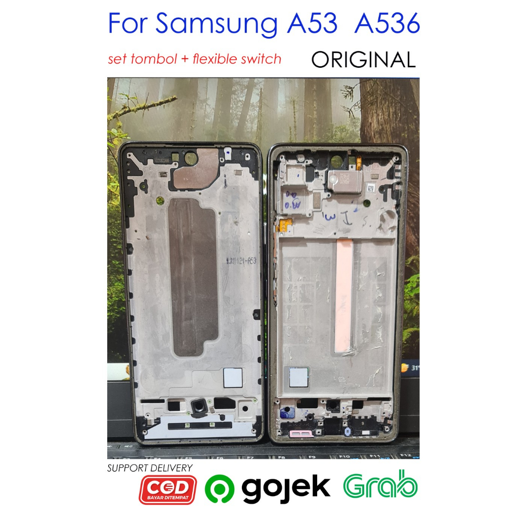Jual Frame Bezel Tulang Tatakan Lcd Samsung A53 A536 Copotan Original ...