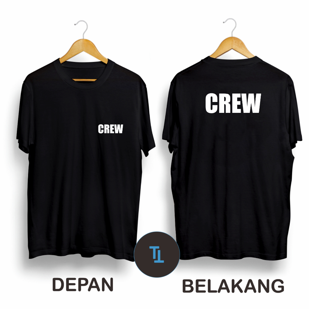 Jual COD Kaos Distro Pria Wanita CREW Kaos Tulisan / Baju Oblong ...