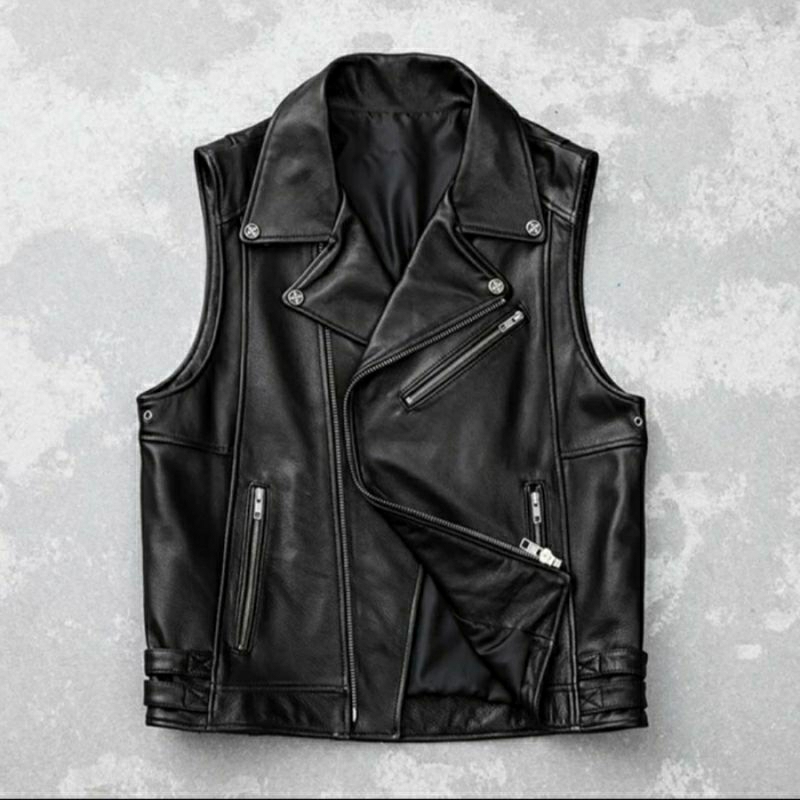 Jual GARANSI KULIT ASLI Rompi Kulit Asli pria rompi kulit buat harian ...