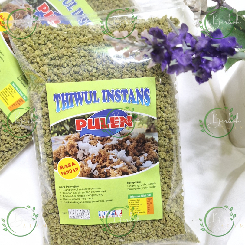 Jual TIWUL INSTAN NASI TIWUL PANDAN OYEK SINGKONG INSTANT MAKANAN DIET ...