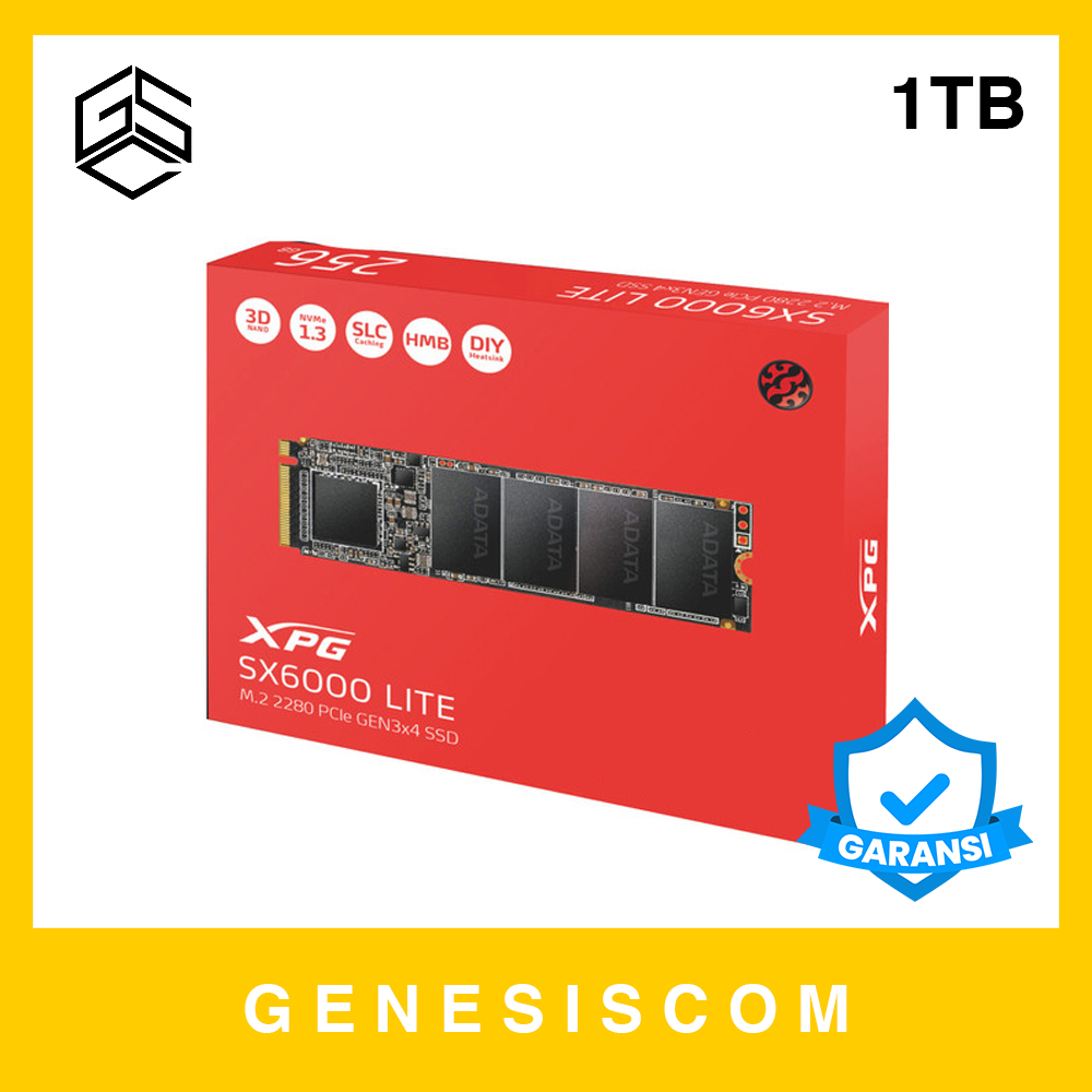 Jual SSD ADATA XPG SX6000 Lite 1TB - M2 2280 NVME PCIe Gen3 x4 M.2 ...