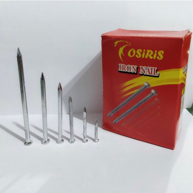 Jual OSIRIS isi 6ons Paku beton putih BAGUS MURAH / paku tembok PAKU dinding wall nail dowel ...