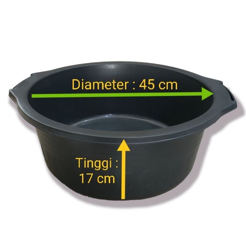 Jual Baskom Bak Karet B50 Klasik Cuci Piring Anti Pecah | Shopee Indonesia