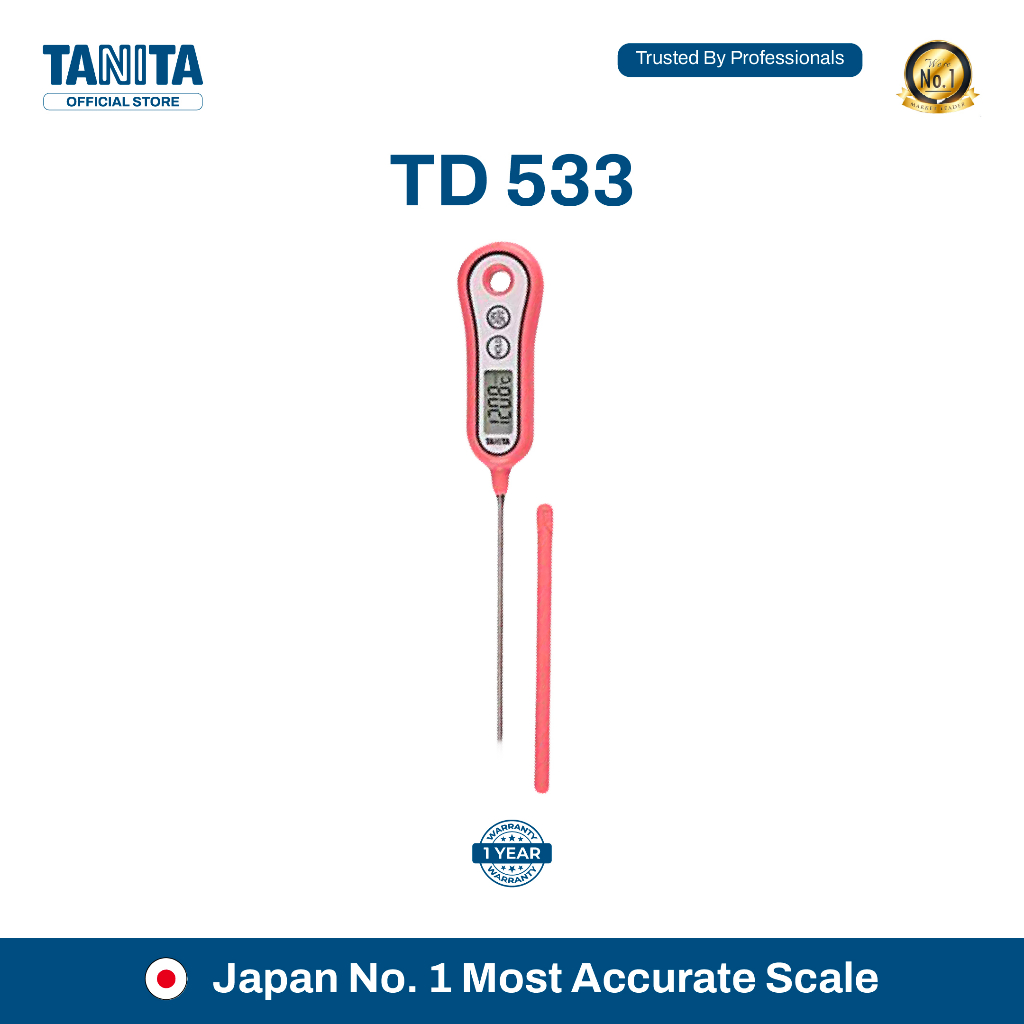 Jual TANITA TT-533 Thermometer Dapur - Digital Kitchen Thermometer Pink ...