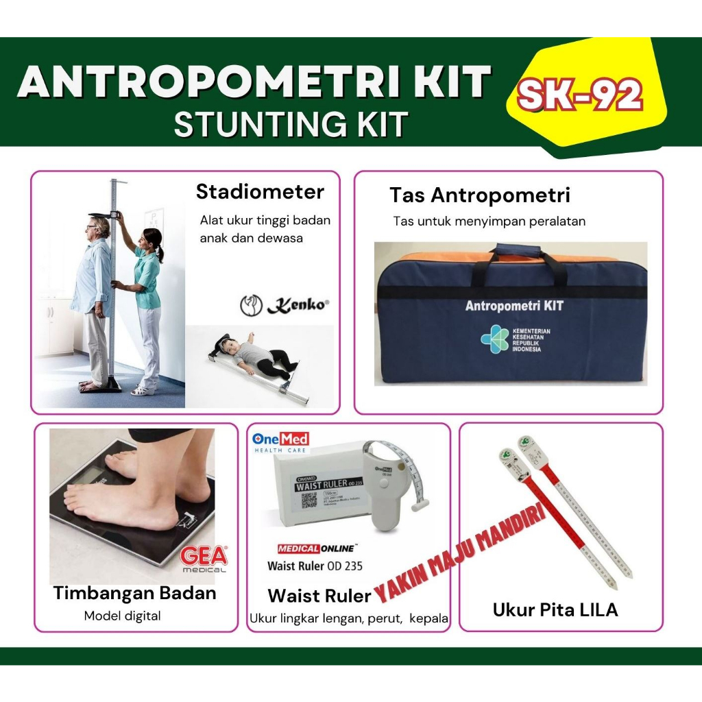 Jual Antropometri Kit / Stunting Kit SK-92 | Shopee Indonesia