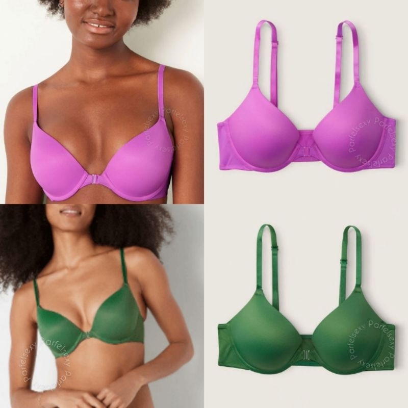 Jual Victoria Secret Pink Wear Everywhere Front Close Bra Push Up Level