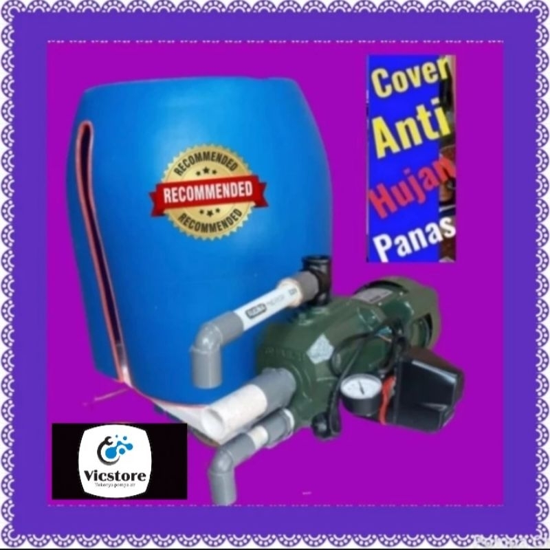 Jual Cover pompa air jet pump mc dp 255 nasional Non tabung 370 alto ...