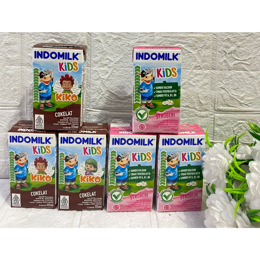 Jual COD // Susu Indomilk 115 Gr // Susu Anak // Susu Coklat Dan Strawberry // Susu Indomilk ...