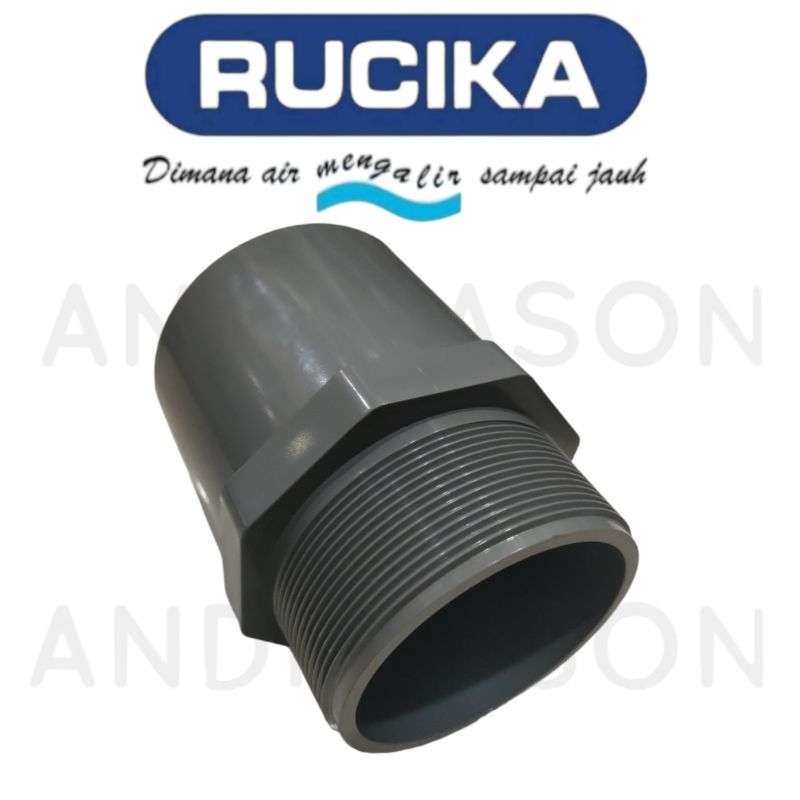 Jual V SOK 2½ RUCIKA SOCKET DRAT LUAR AW RUCIKA 2½" INCI PVC SDL 2 1/2 ...