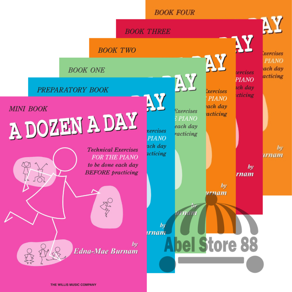 Jual A Dozen A Day Mini Book/Preparatory Book/Book 1/2/3/4 Buku Teknik ...