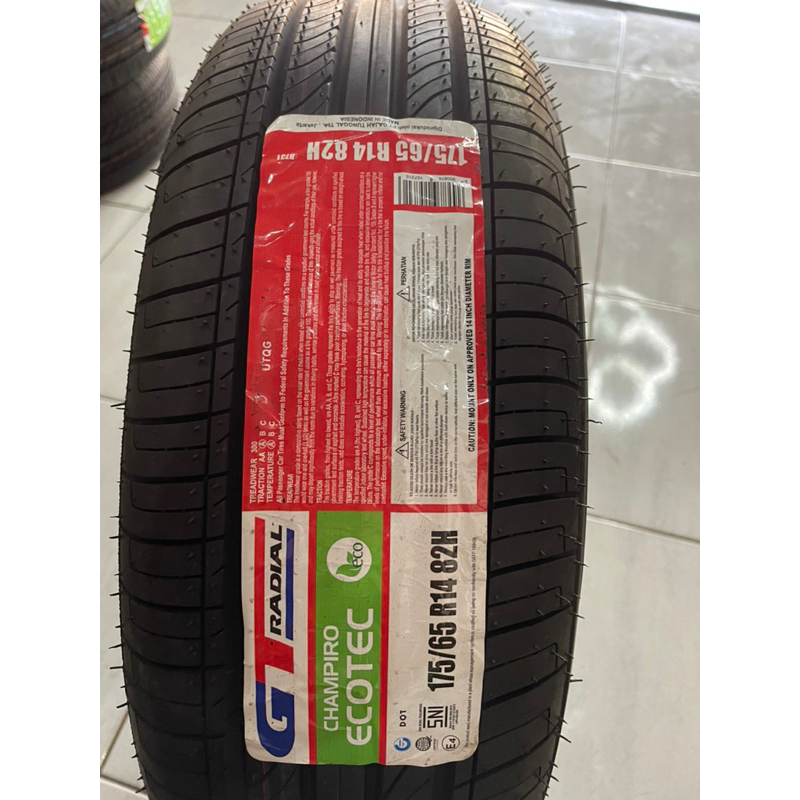 Jual BAN MOBIL GT ECOTEC 175 65 R14 | Shopee Indonesia