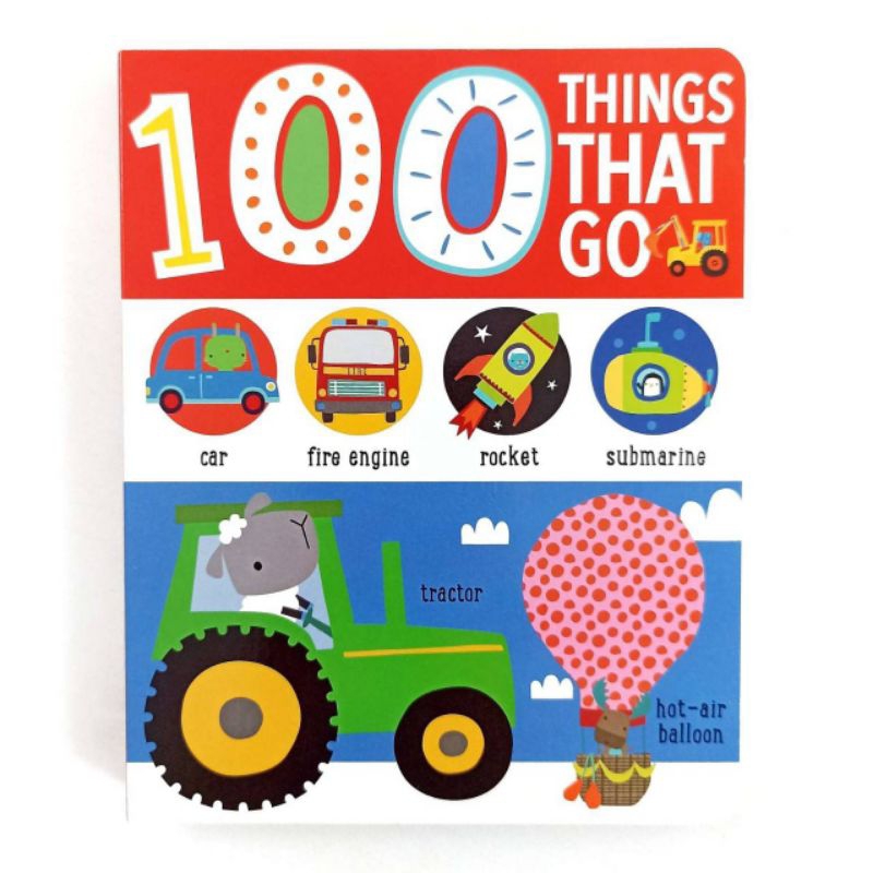 Jual 100 Things That Go Board Book | Shopee Indonesia