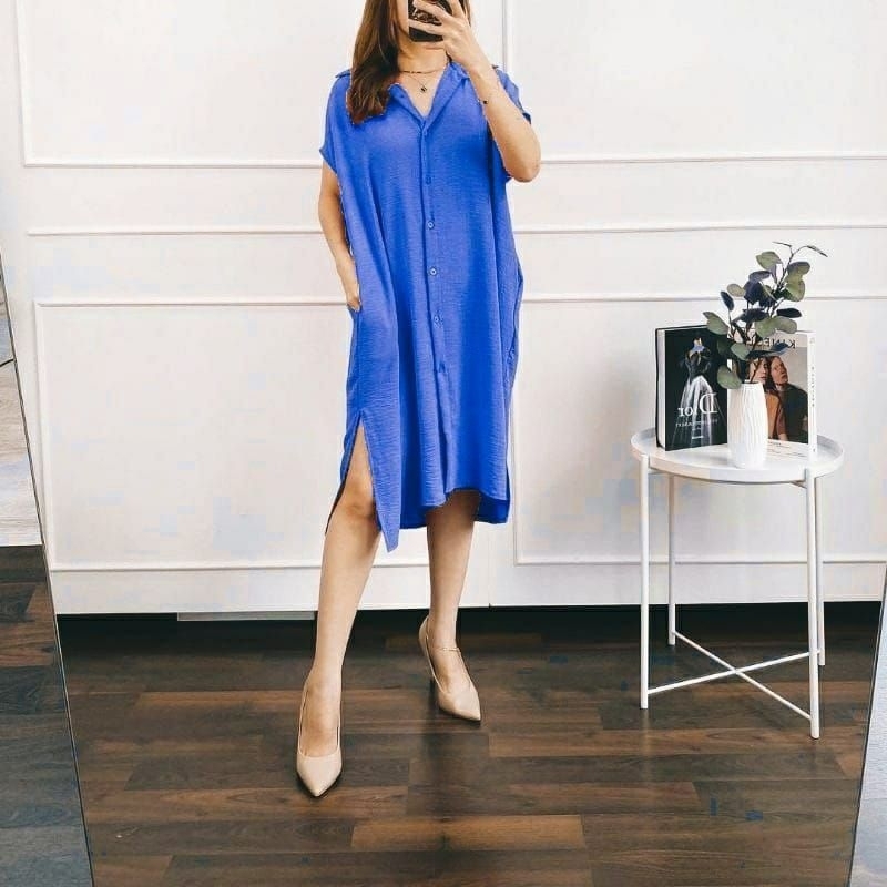 Jual DASTER POLOS FULL KANCING DEPAN RAYON BUSUI VIRAL | Shopee Indonesia