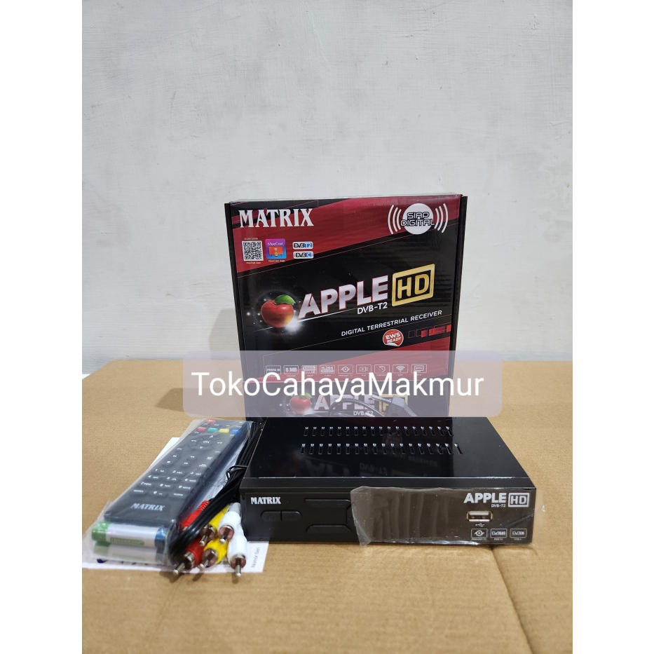 Jual Matrix Apple Set Top Box Digital TV Receiver Full HD STB WiFi HDMI ...