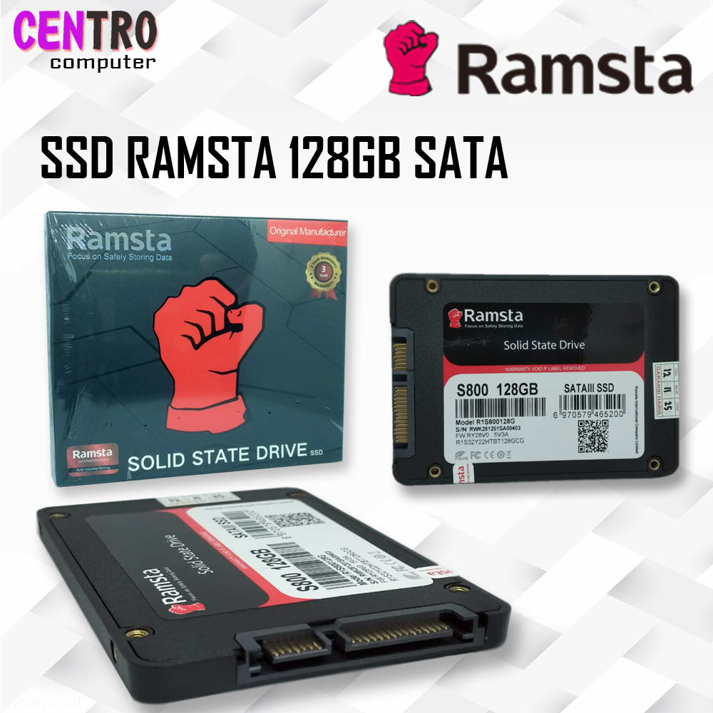 Jual SSD RAMSTA 128GB SATA - SSD Internal 2,5" SATA 128GB RAMSTA ...