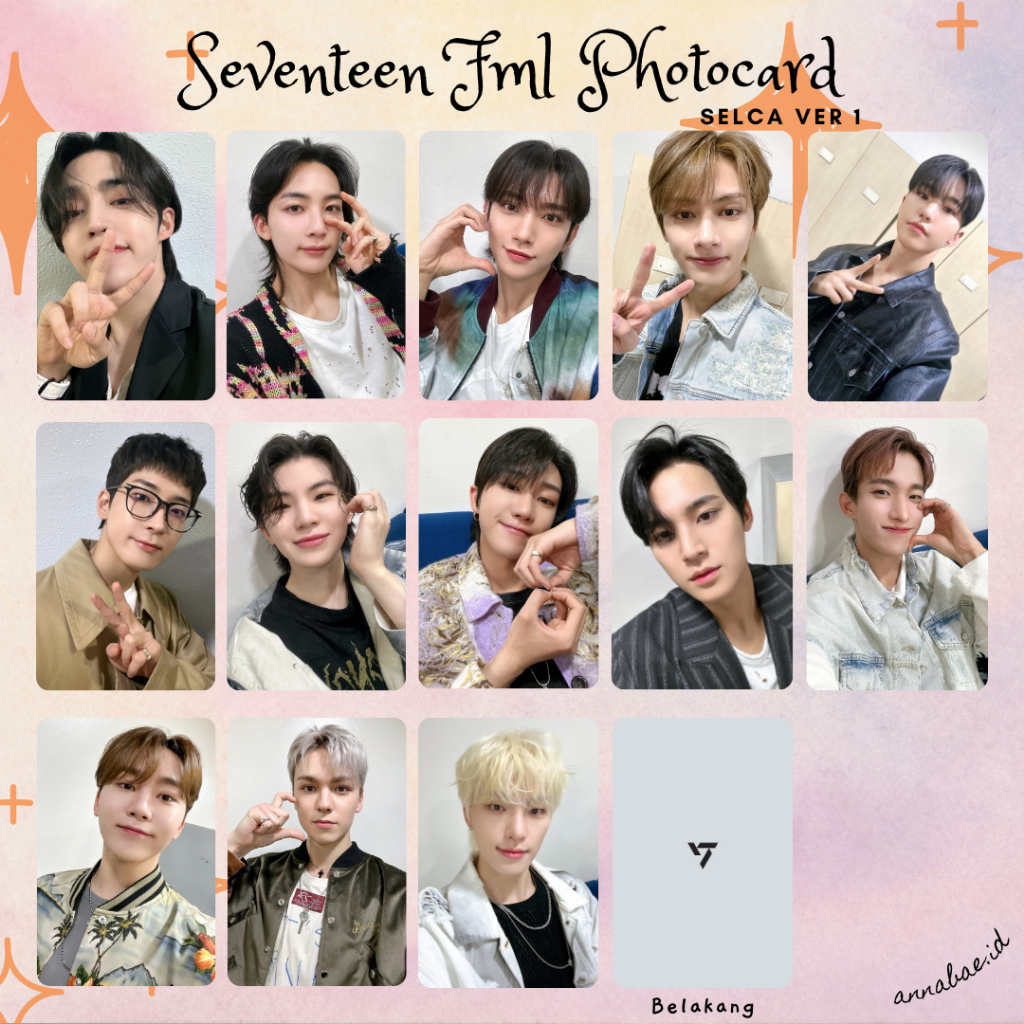 Jual Seventeen Photocard FML Selca | Shopee Indonesia