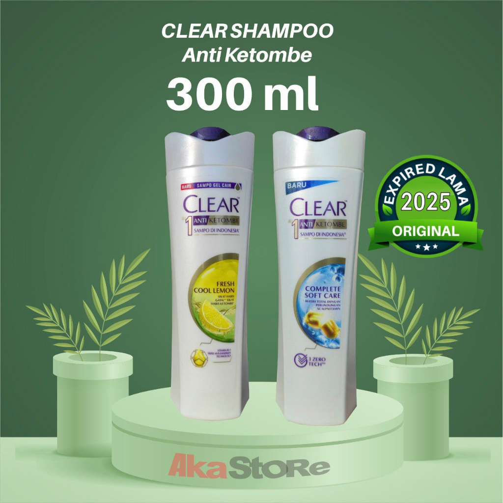 Jual Clear Shampoo Anti Ketombe 300ml | Shopee Indonesia