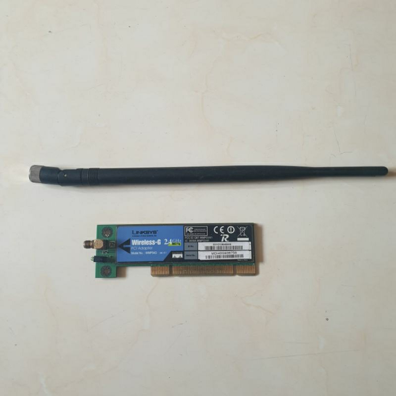 Jual Linksys Wireless WMP54G Pci Adapter | Shopee Indonesia