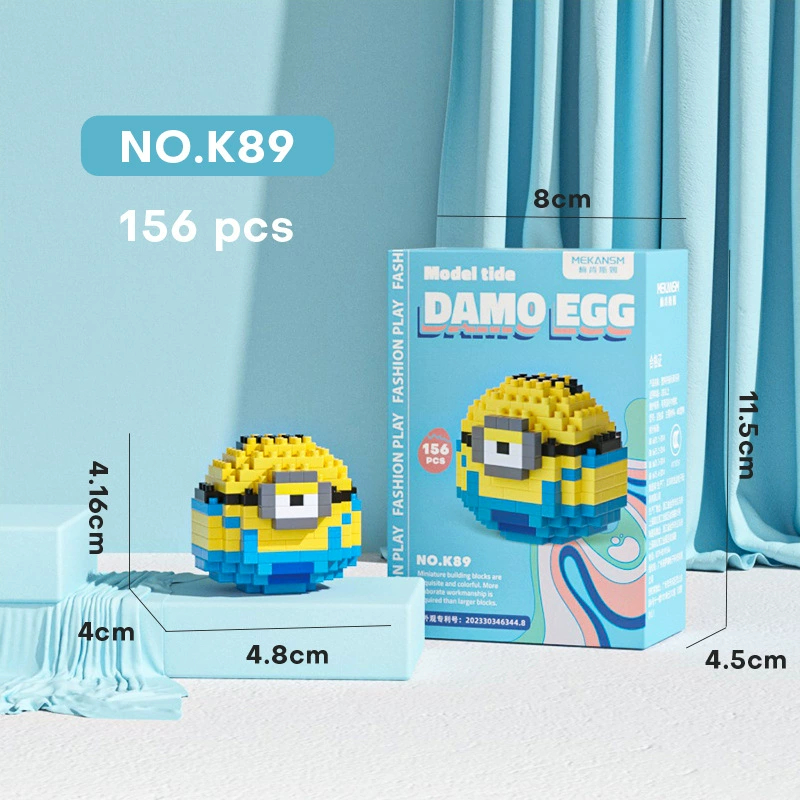 Jual Nano Block Damo Egg Karakter Kartun Mainan Balok Edukasi Anak DIY Bricks Disney Sanrio ...