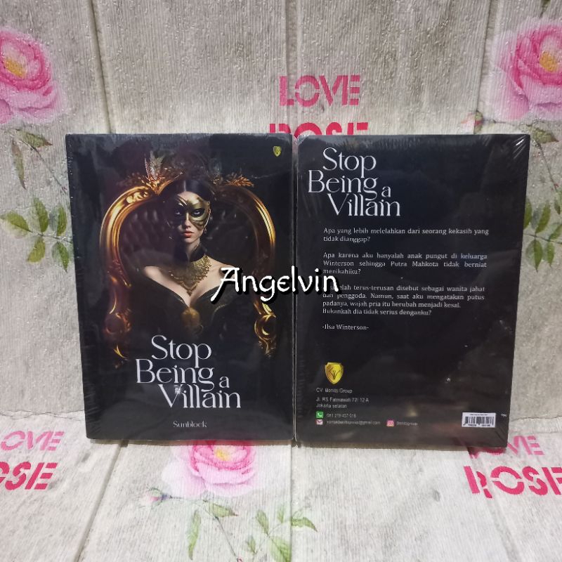 Jual Buku Novel Stop Being A Villain by Sunblock | Shopee Indonesia