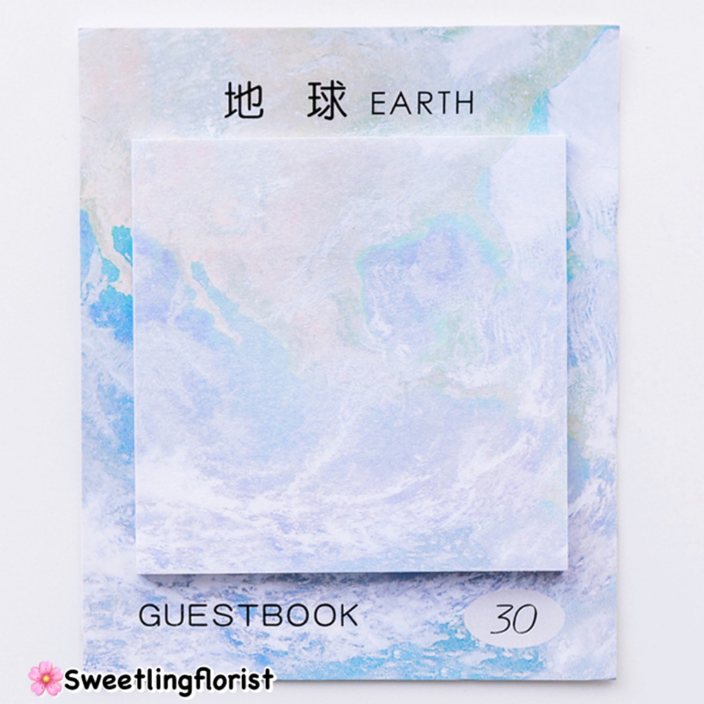 Jual Sticky Note Planet Kotak Memo Note galaxy / Sticky Notes Galaxy ...