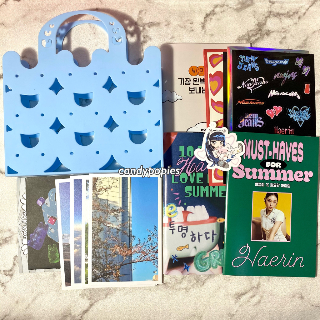 Jual [ALBUM ONLY] NEWJEANS GET UP BUNNY BEACH BAG HANNI VER NEW JEANS | Shopee Indonesia