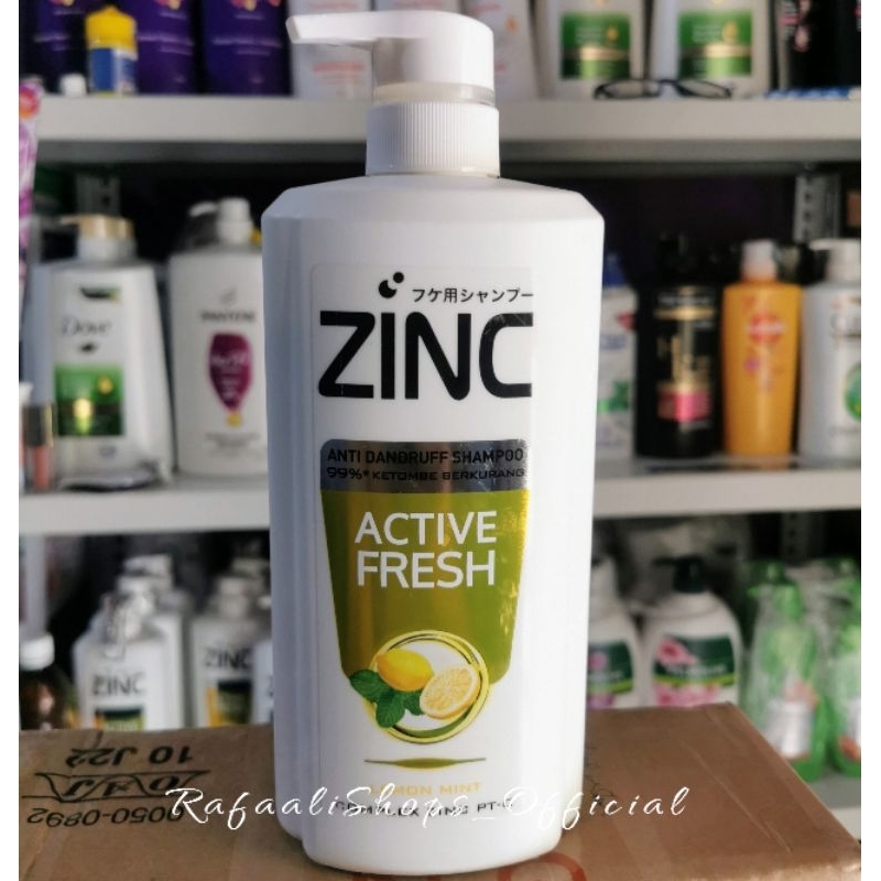 Jual Zinc Shampoo Active Fresh Botol 680ml | Shopee Indonesia