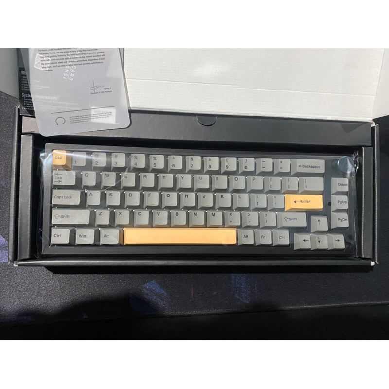Jual Fantech MAXFIT67 Wireless HITAM Hotswapable Mechanical Keyboard ...