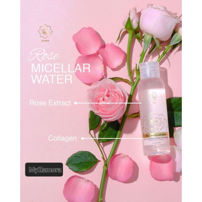 Jual Viva Queen Rose Water Micellar water &Viva Rose Face Mist | Shopee ...