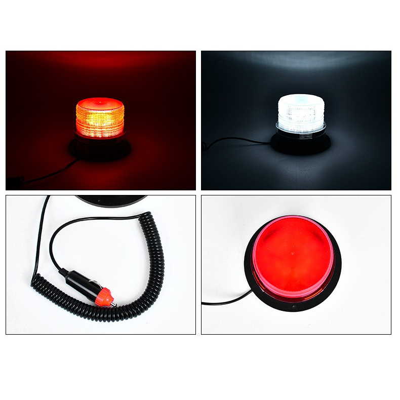 Jual Lampu Rotary Rotary Lamp 12v 24v Universal Truk Mobil Flash Putih ...